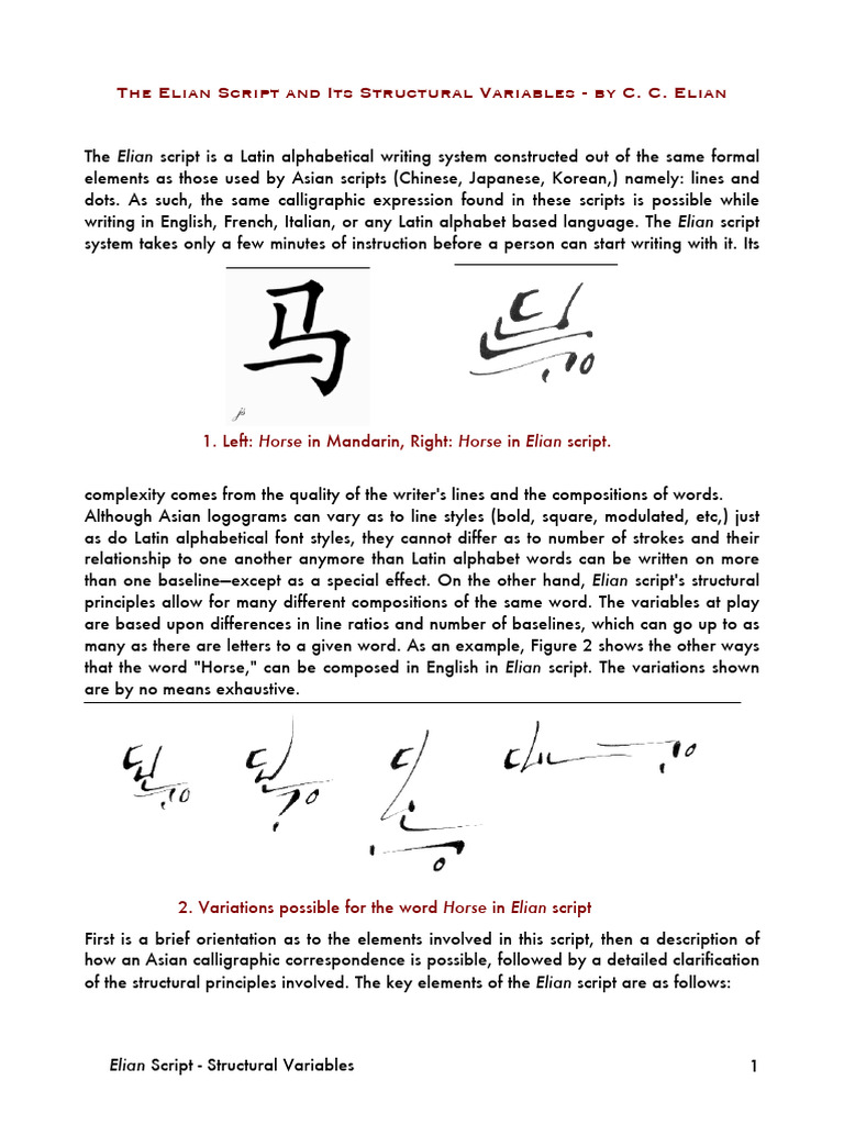 Elian Script ES-Variations-Evolution-Optimize | PDF
