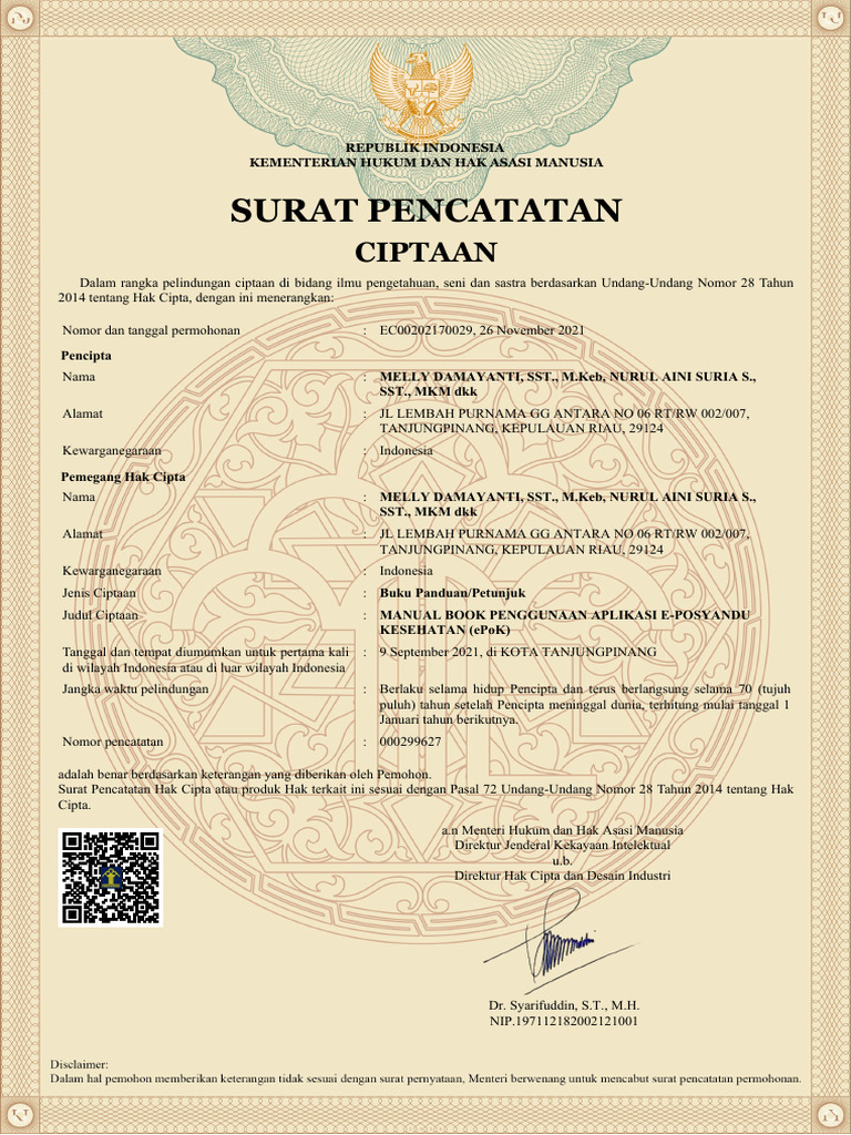 Melly - Manual Book Epok 2021 | PDF