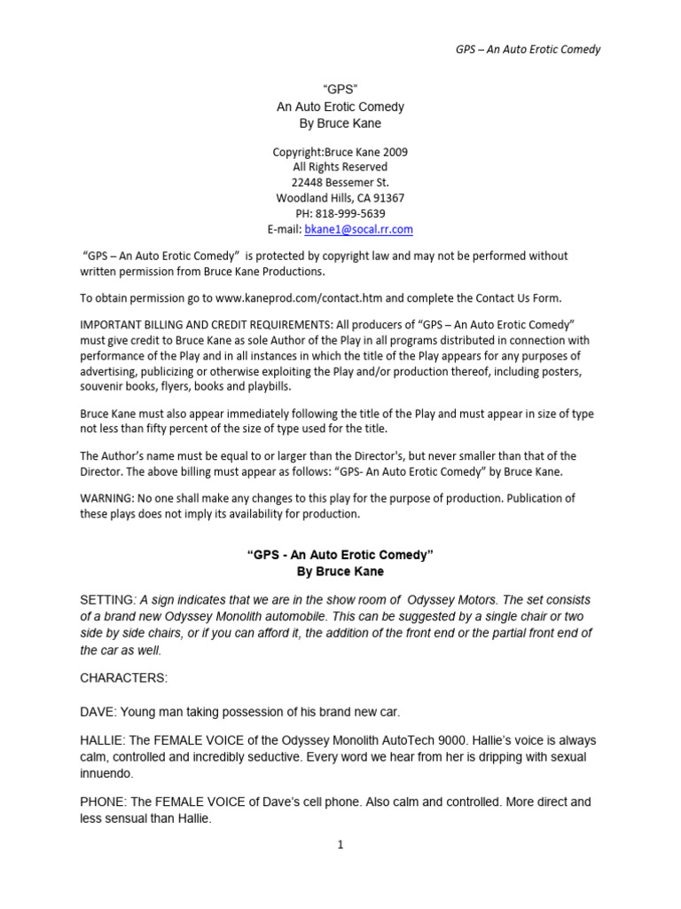 GPS - Bruce Kane | PDF
