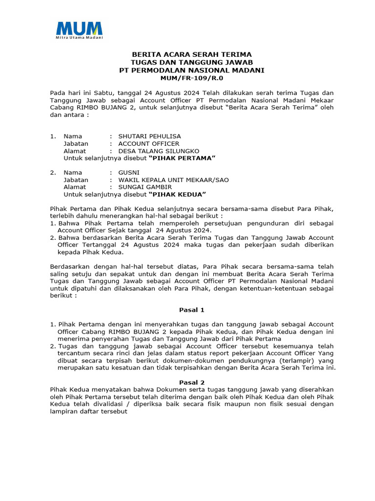 Surat RSN Nafisa 02092024 | PDF