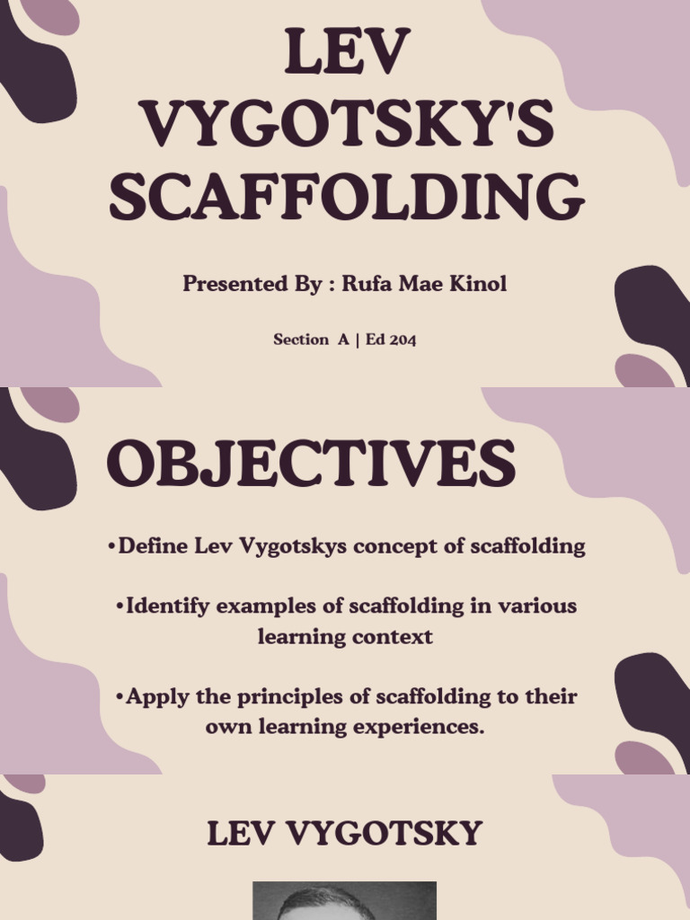 Lev Vygotskys Scaffolding | PDF