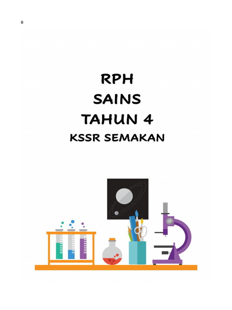 RPH Sains Tahun 4 KSSR Semakan | PDF
