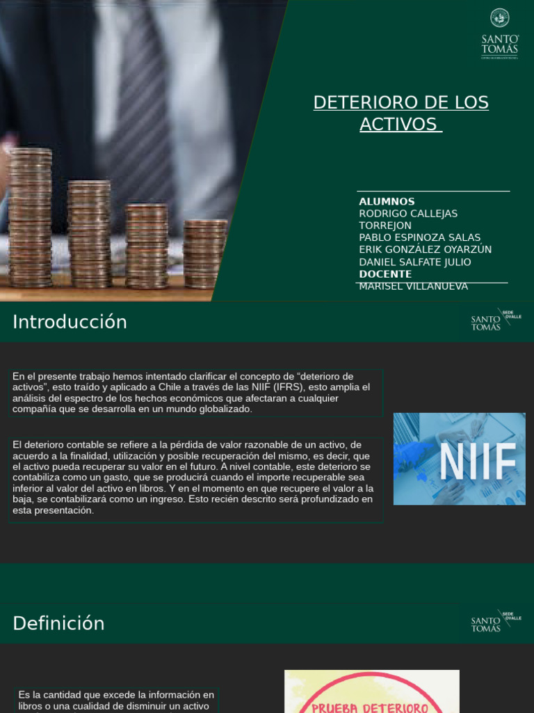 Deterioro de Activos | PDF