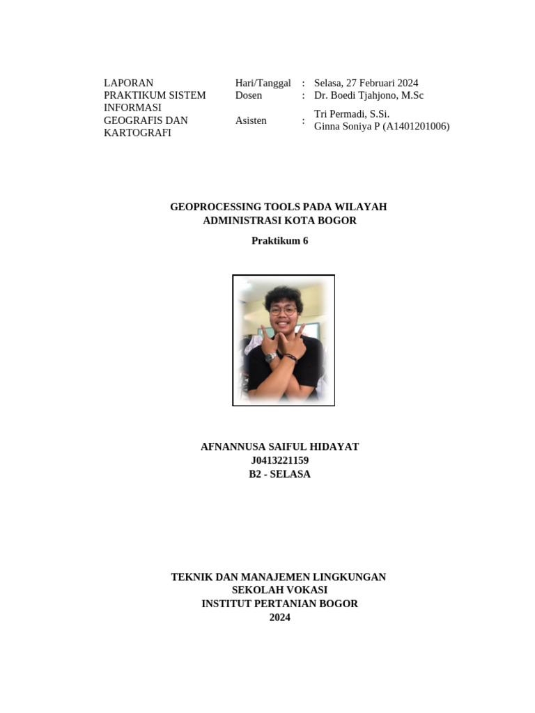 Laprak Sig Pert 6 Afnan | PDF