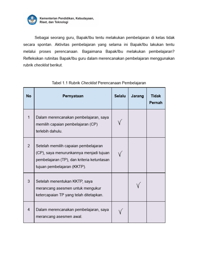 PPA Umum Topik 1 Teks 1 (Merancang Pembelajaran Berbasis Pendekatan Understanding by Design) | PDF