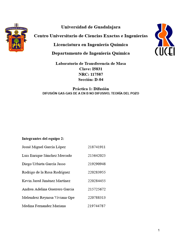 Practica 1 D04 Eq2 | PDF