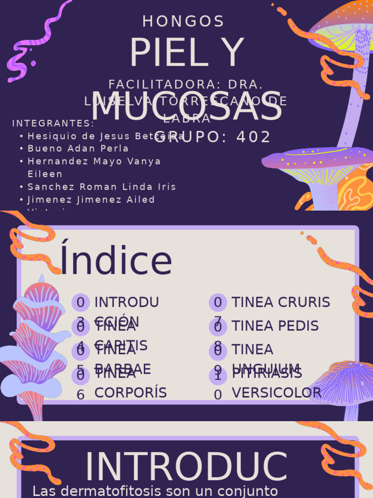 Dermatofitosis Tiñas Definitivo | PDF