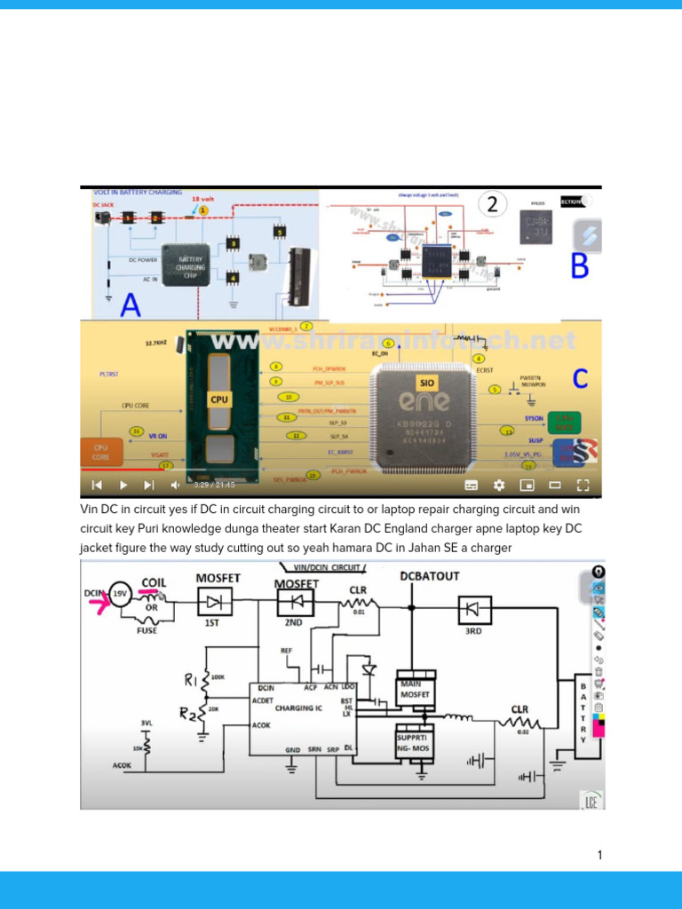 DC IN or Adapter Voltage Section Working (ENGLISH) Online Chip Level Laptop Repair Training ...