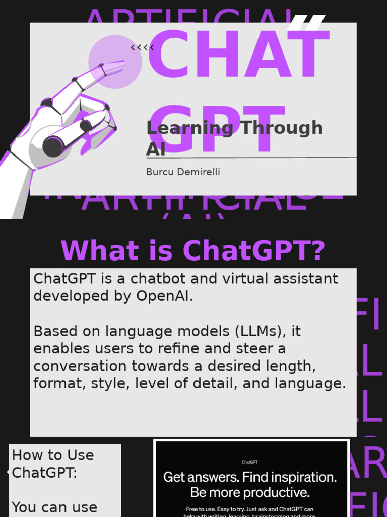 Chat GPT: Learning Through AI | PDF