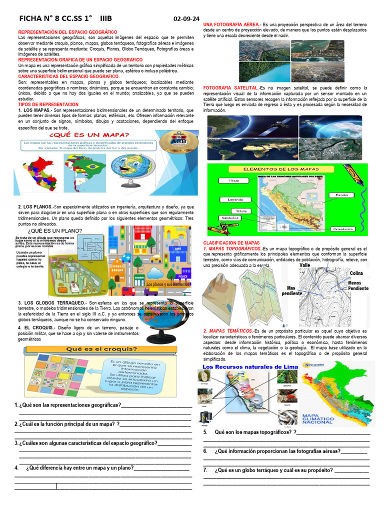 Ficha 8 CC - Ss. 1° Iiib | PDF