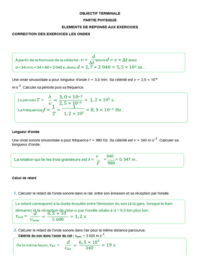 OBJECTIF-TERMINALE-PARTIE-PHYSIQUE-CORRECTION | PDF