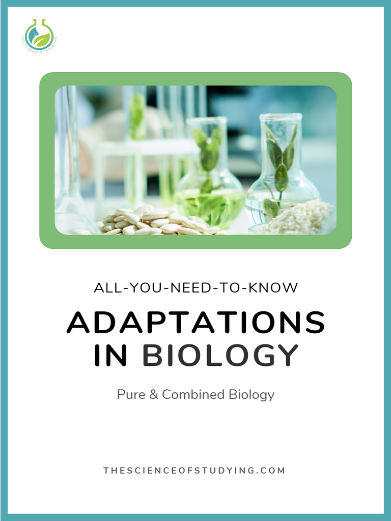 All-You-Need-To-Know Adaptations in Biology | PDF