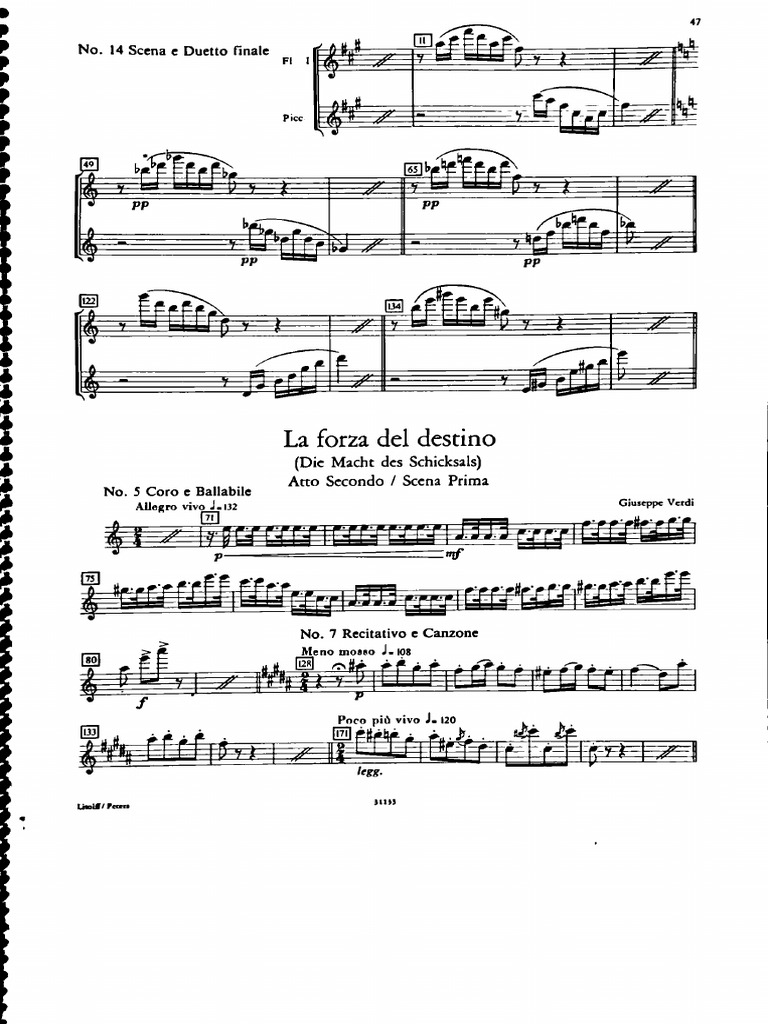 Extractos Orquestales Piccolo Parte 2c | PDF