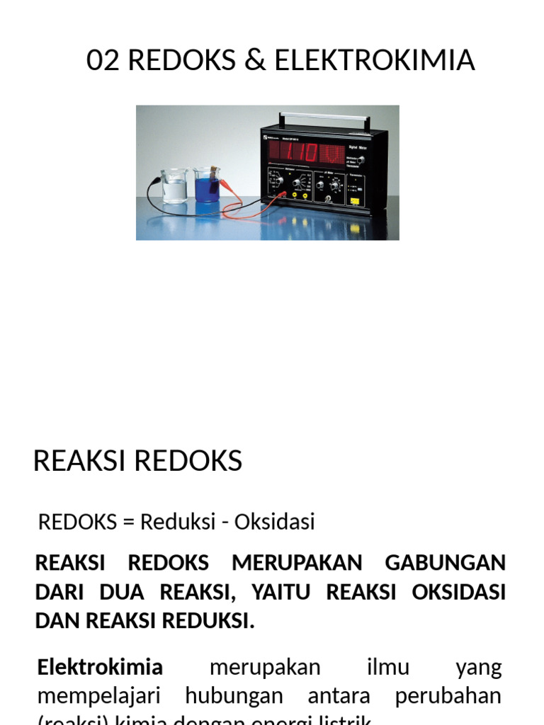 02 Redoks Dan Elektrokimia | PDF