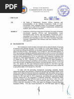 Coa Circular No. 2024 - 001 - 0001 | PDF