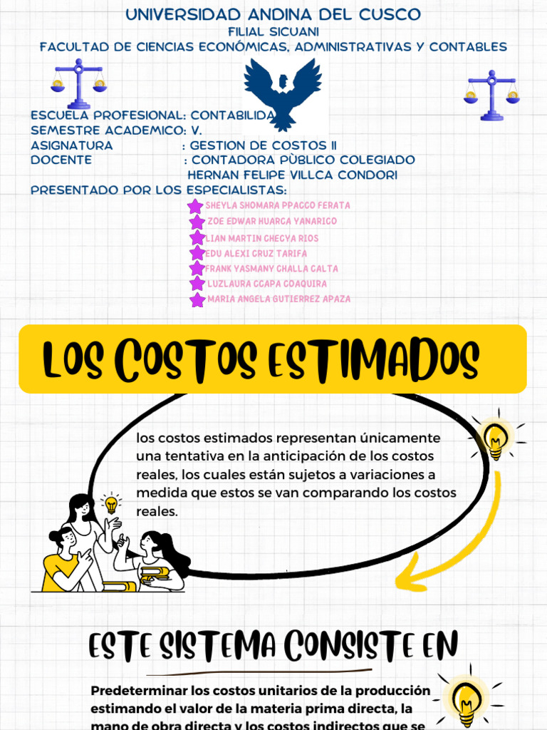 Costos Estimados | PDF