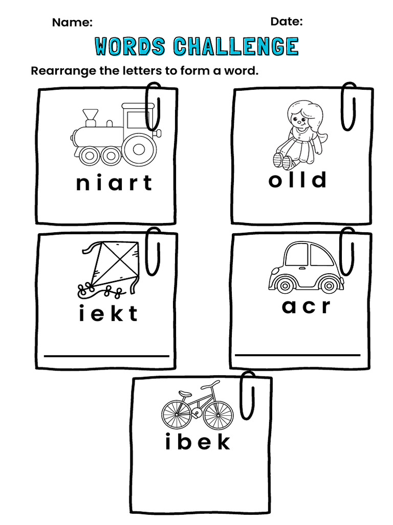 Words Challenge | PDF