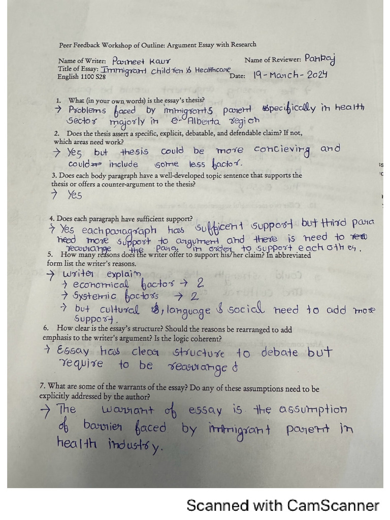 Feedback Assignment Pdf 8434