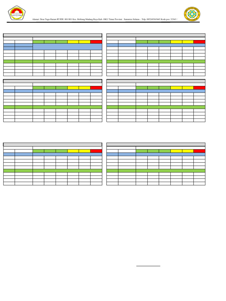 Final Jadwal Pelajaran Sma BM BS 2024 - 2025 | PDF