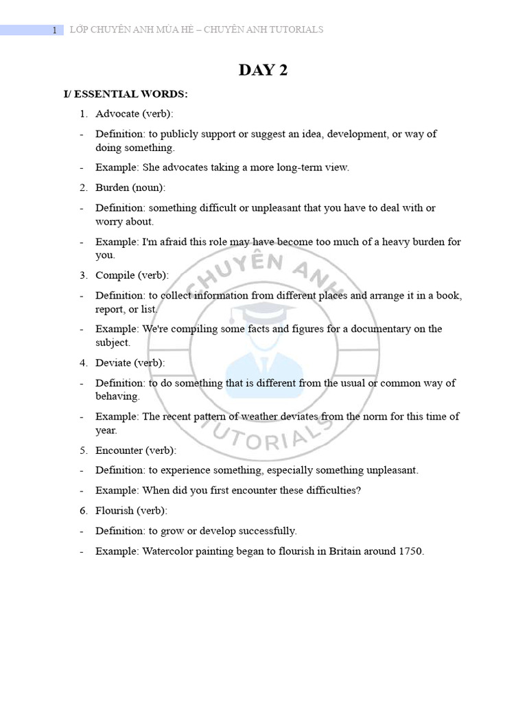 Reading Challenge - Day 2 | PDF