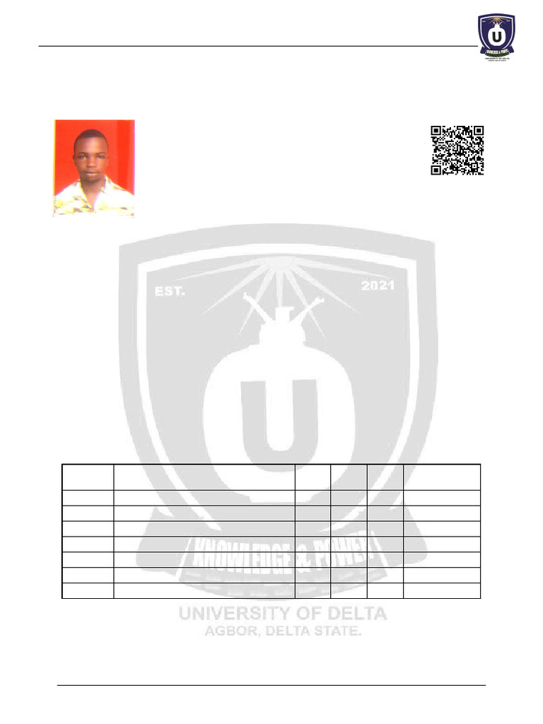 Course Registration Slip - Year 1 | PDF | Accounting