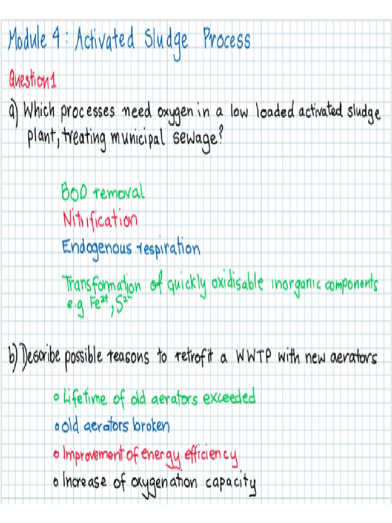 Module 1 Tutorial Activated Sludge Process | PDF