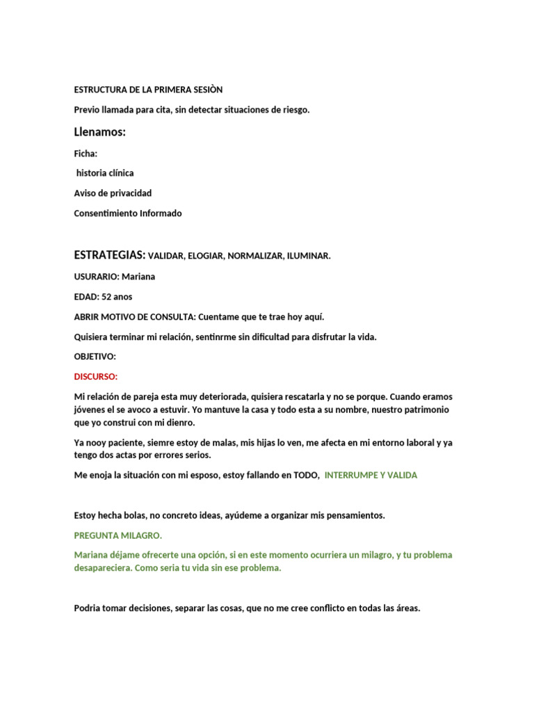 TBCS Caso Mariana | PDF