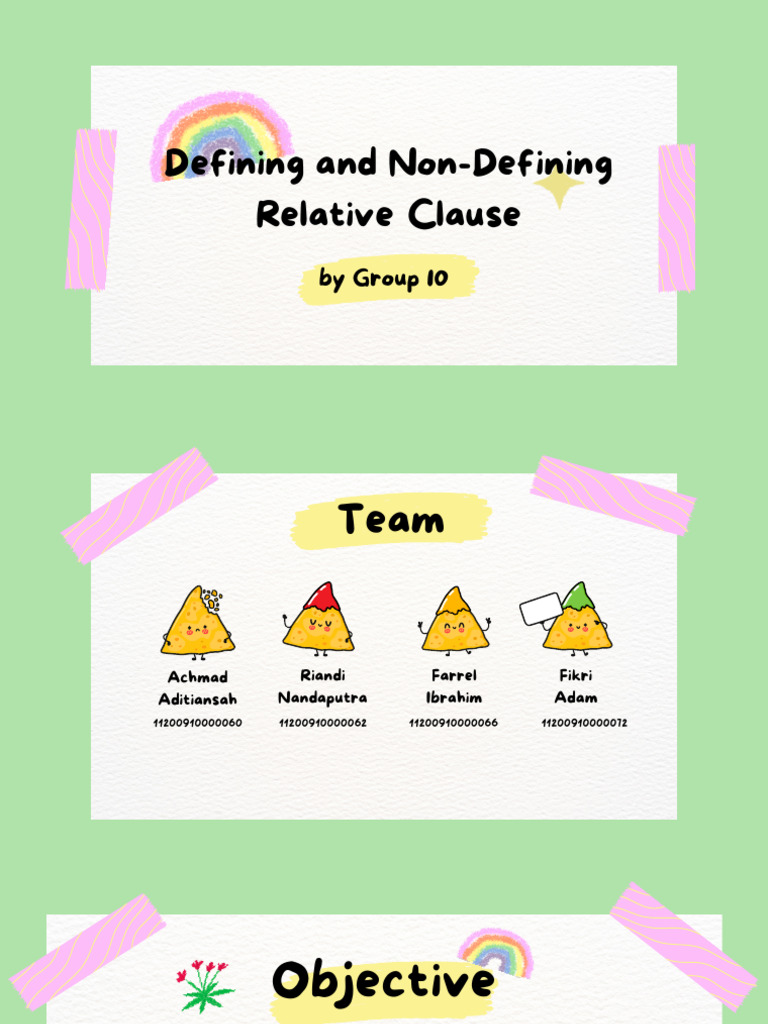 Relative Clause | PDF