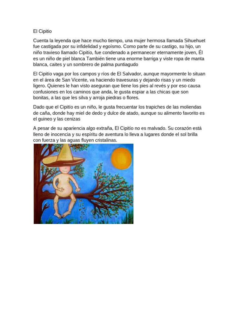 Leyenda Del Cipitio | PDF