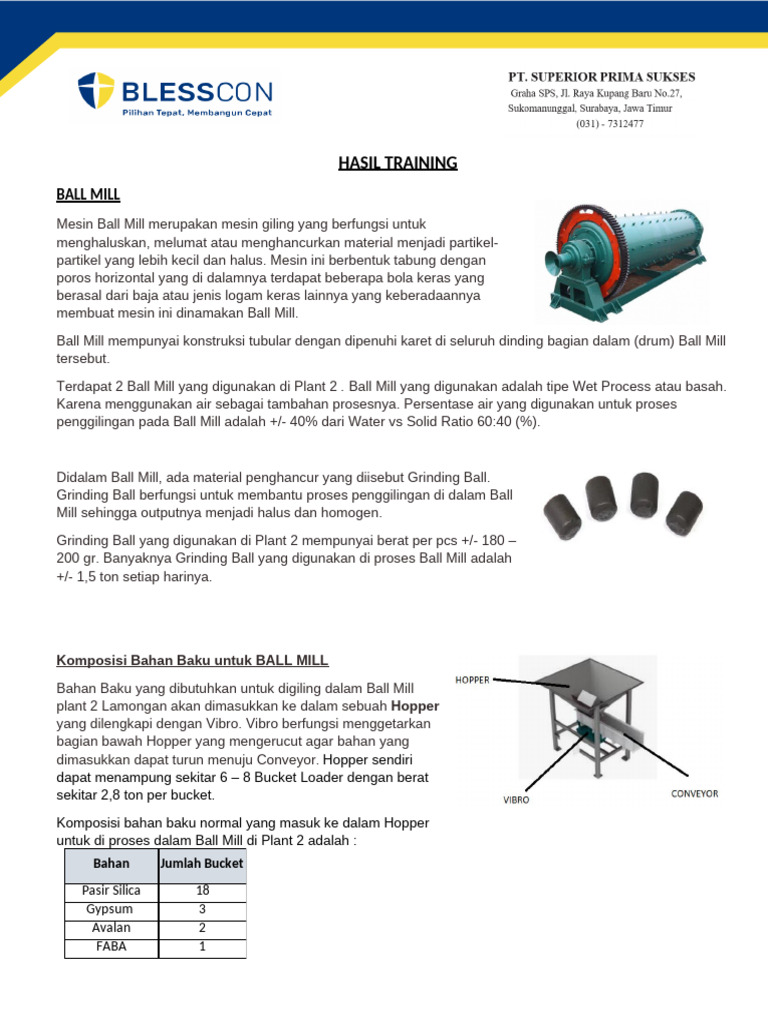 Ball Mill | PDF