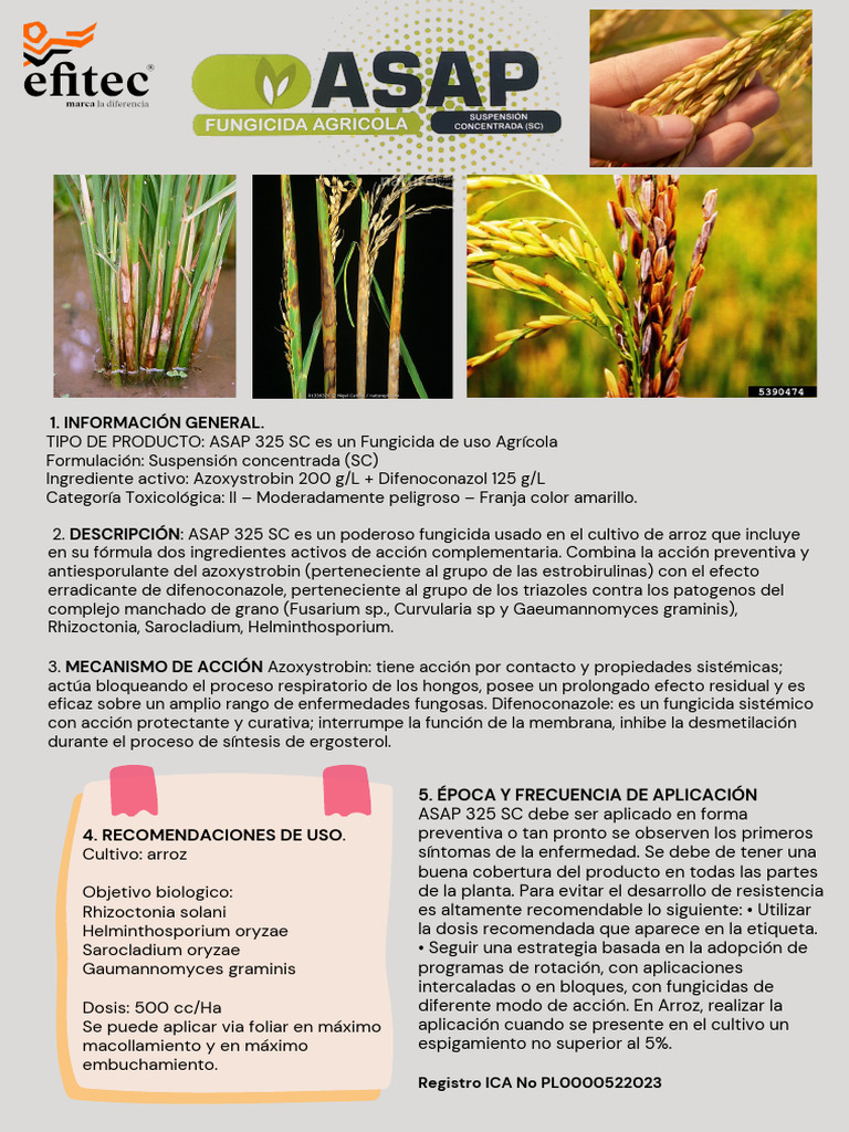 Folleto Asap 325 SC | PDF