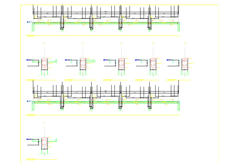 Modelo Estructural Concreto SECC.30X30 2CB1-Elevation-Model | PDF