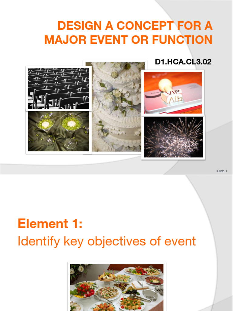 Event Management Concept Design Guide | PDF | Menu | Business