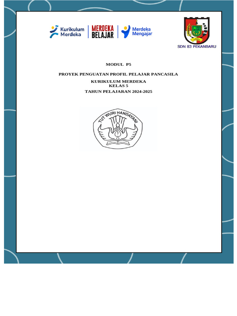 Modul Proyek P5 Kelas 5 Ok | PDF | Karier & Perkembangan