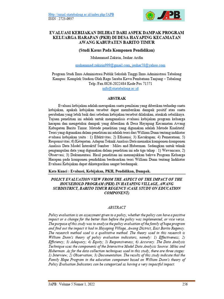 Lpmstiatabalong,+21.MUHAMMAD+ZAKIRIN+256 271 | PDF