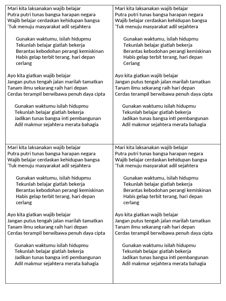 Mars Mari Belajar | PDF