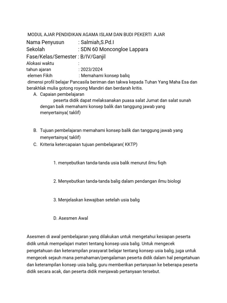 Modul Pai 4 Pdf