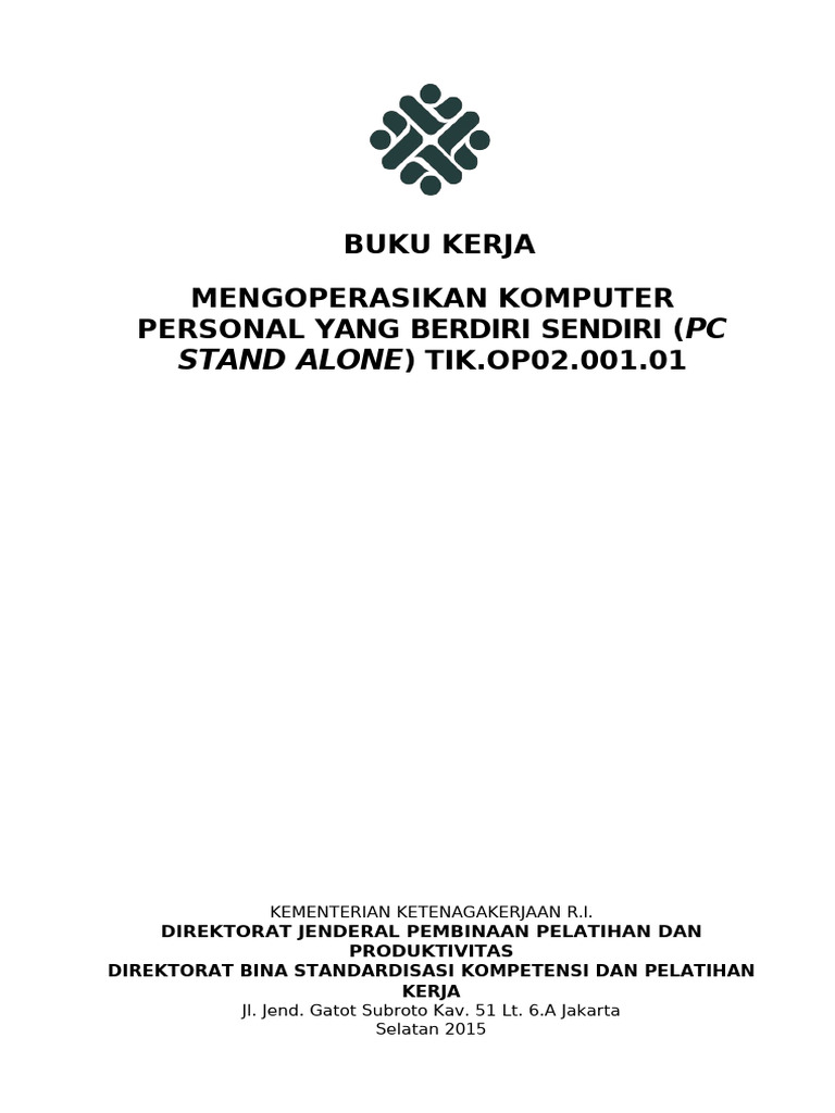Mengoperasikan Komputer Personal (BK) | PDF