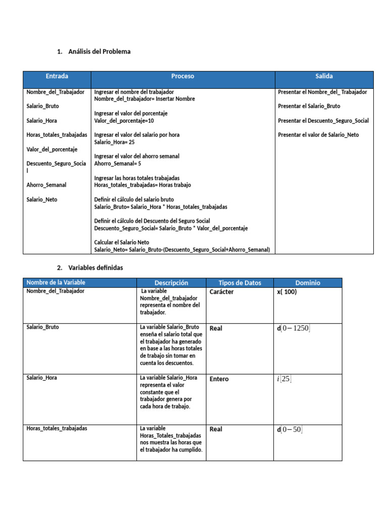 Análisis del Problema | PDF