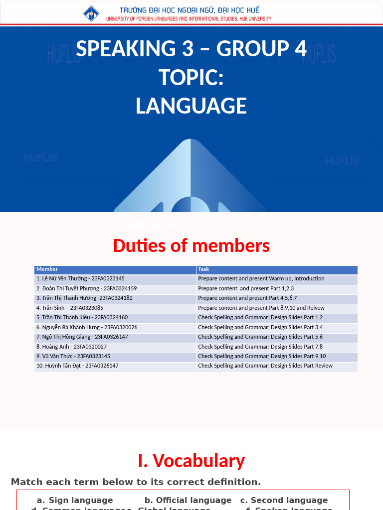 Language INTRODUCTION | PDF