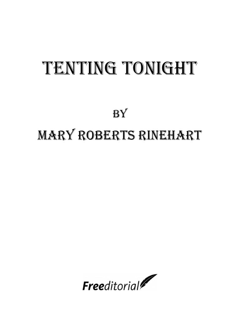 Tenting To Night | PDF