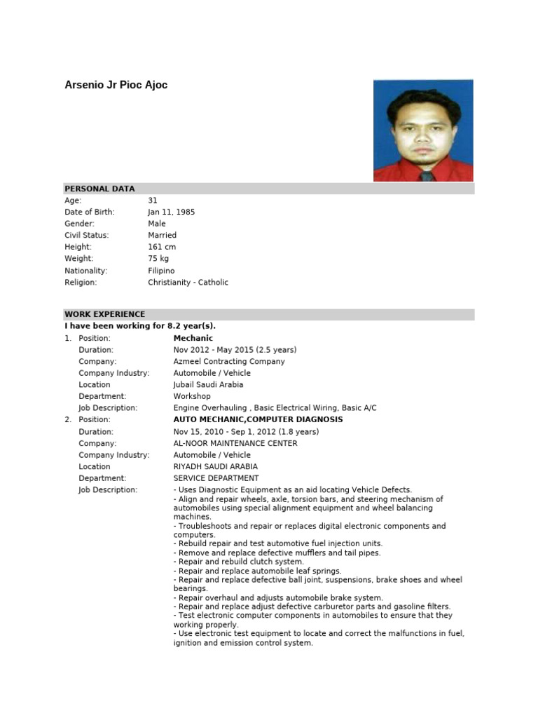 Ajoc, Arsenio JR P | PDF