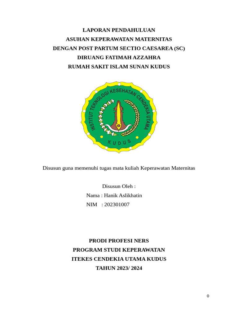 LP Post Sc-1 (1) Hanik | PDF
