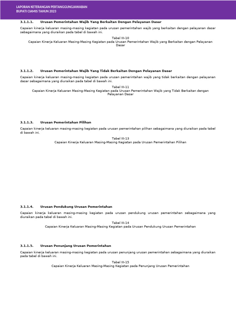 LKPJ Bab 3 2023 01 Maret 2024 | PDF