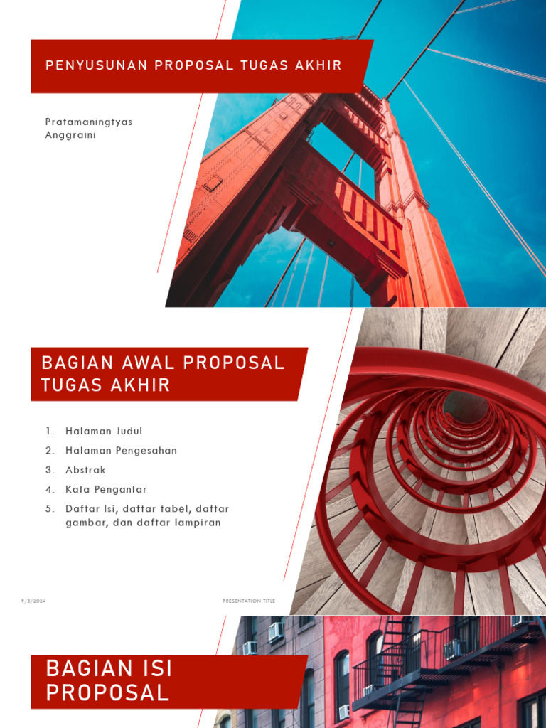 Penyusunan Proposal Tugas Akhir | PDF