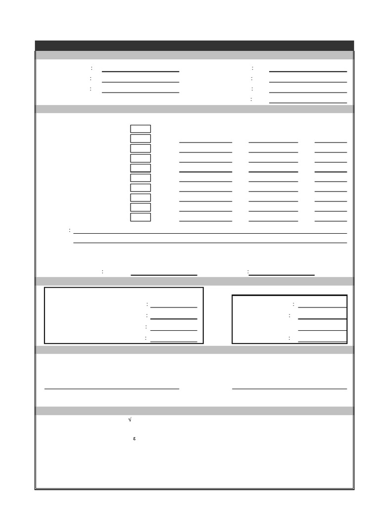 Leave Application Form HR002 | PDF