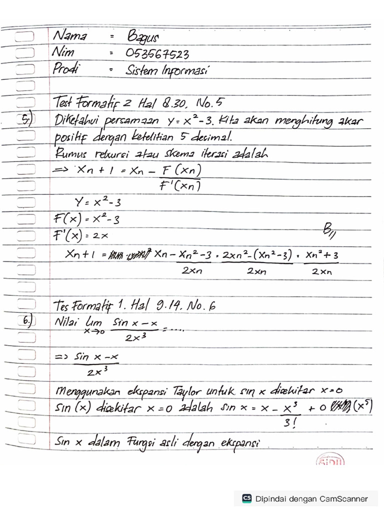 Diskusi 7 Kalkulus 1 | PDF