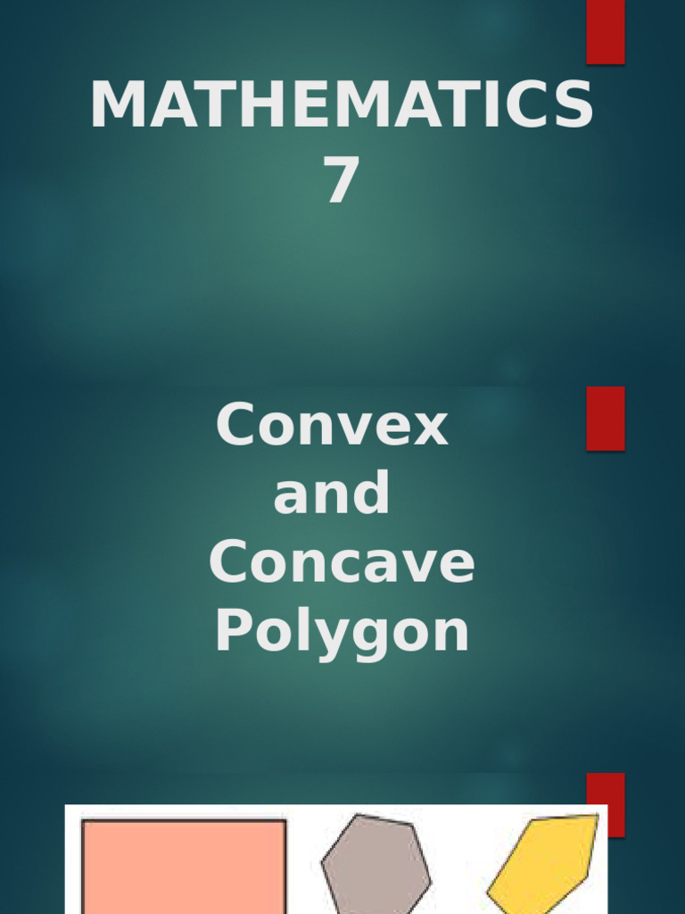 Week 1-Convex-Concave-Angle Pairs | PDF