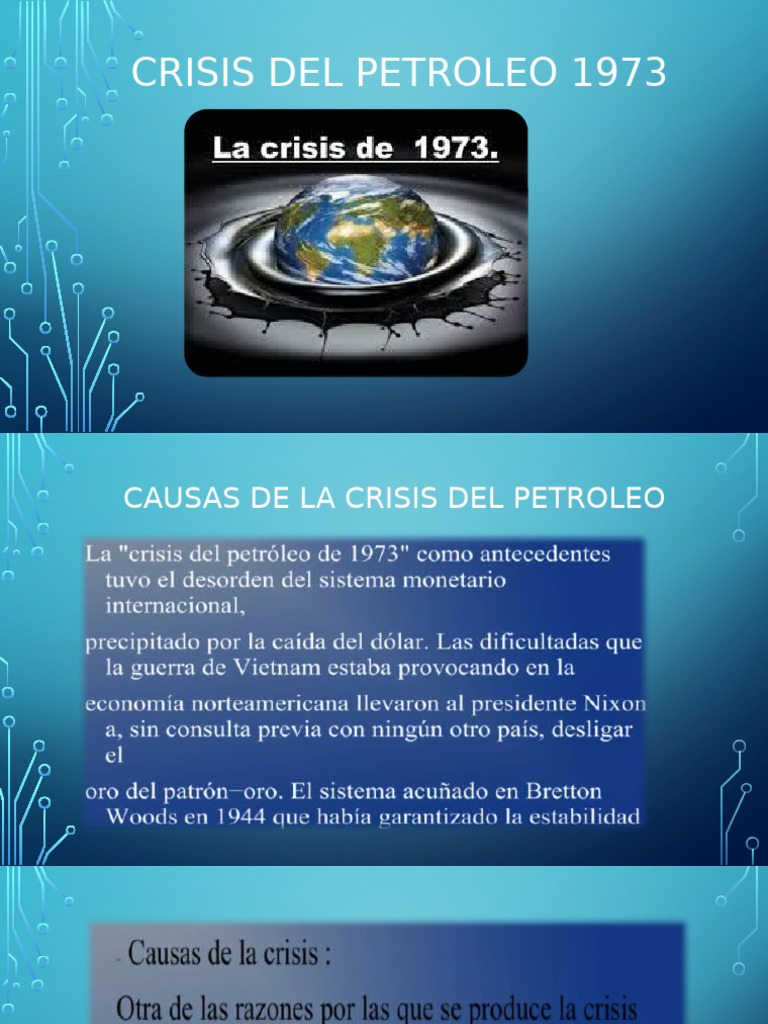 CRISIS DEL PETROLEO 1973 | PDF