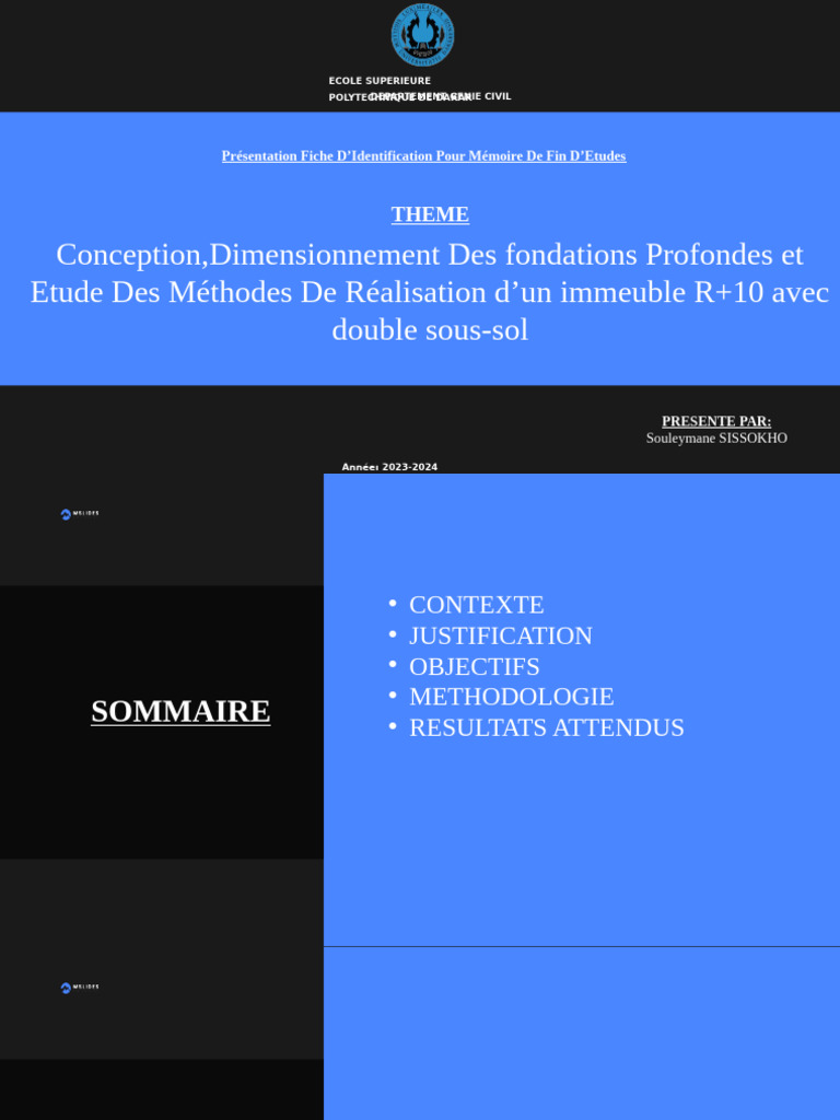 Projet Fiche d'Identification 2 | PDF